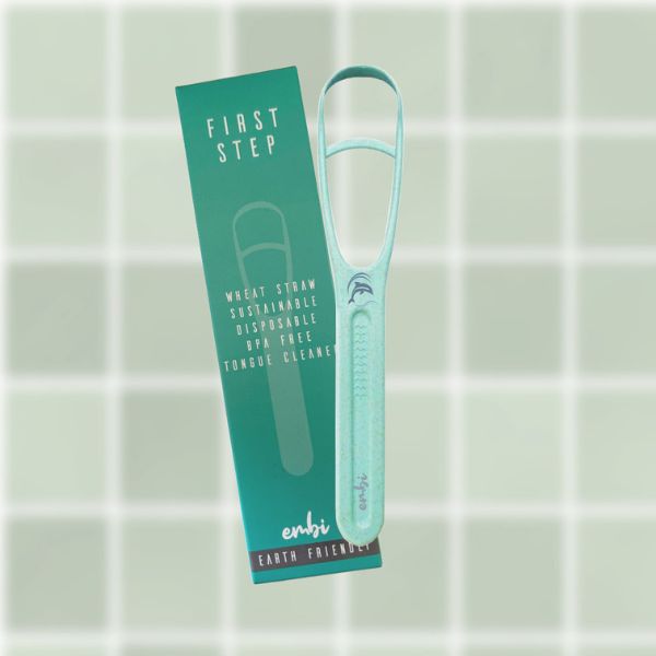 embi First Step Tongue Cleaner, Tongue Scraper - Smile Boosters